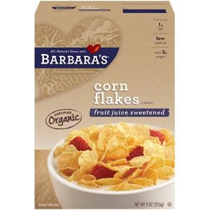 Buy Barbara's Bakery Corn Flakes Organic - 3 x 9 ozs. | Health Foods S ...