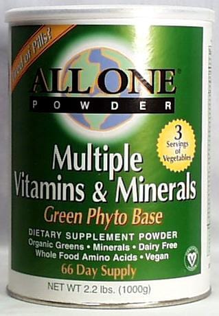 Buy All-One Green Phyto Multi-Vitamin & Mineral - 2.2 lbs. | Health Fo ...