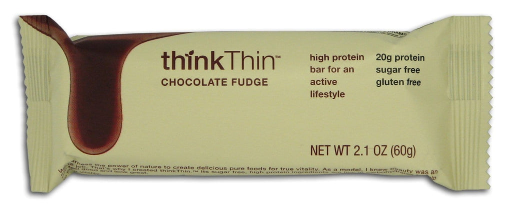 Buy Think! Chocolate Fudge Low Carb Bars - 3 x 2.1 ozs. | Health Foods ...