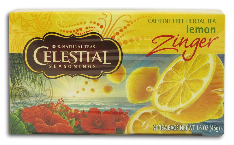 Buy Celestial Seasonings Lemon Zinger Tea - 1 box | Health Foods Store ...