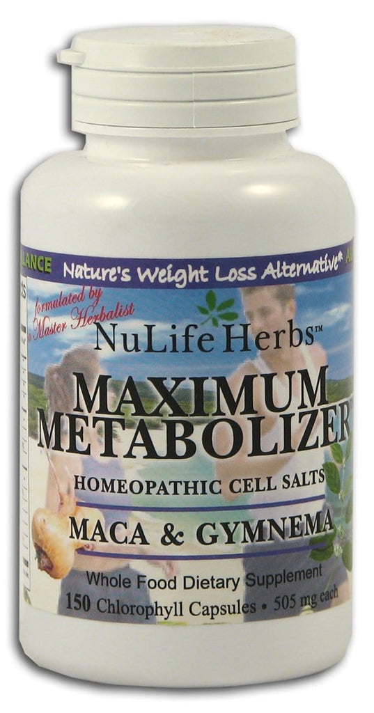 Buy NuLife Maximum Metabolizer - 150 caps | Health Foods Stores | Orga ...