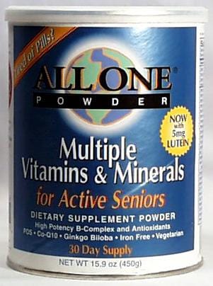 Buy All-One Active Seniors Multi-Vitamin & Mineral - 15.9 ozs. | Healt ...