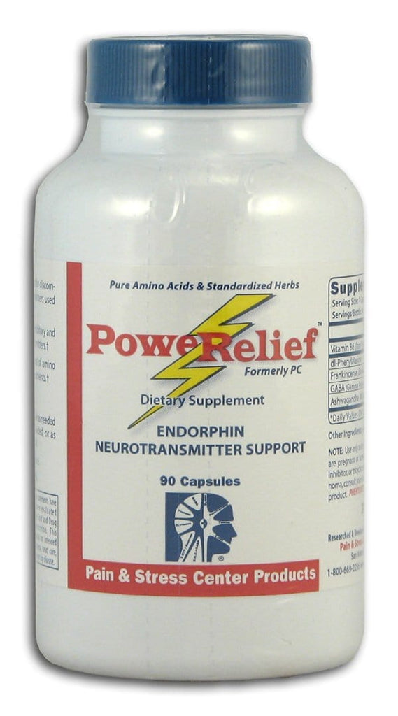 Buy Pain & Stress Center PoweRelief - 90 caps | Health Foods Stores ...