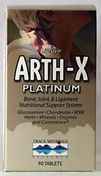 Buy Trace Minerals Arth-X Platinum - 90 tablets | Health Foods Stores ...
